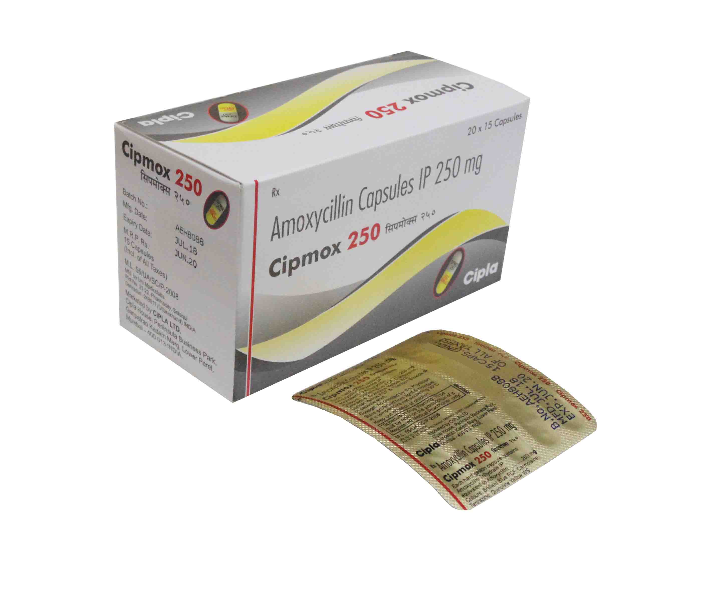 Cipmox 250mg Capsules| Buy Amoxil 250mg Online | ReliableRxPharmacy