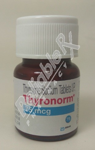 Buy Thyronorm 75mg online from ReliableRxpharmacy at affordable price ...