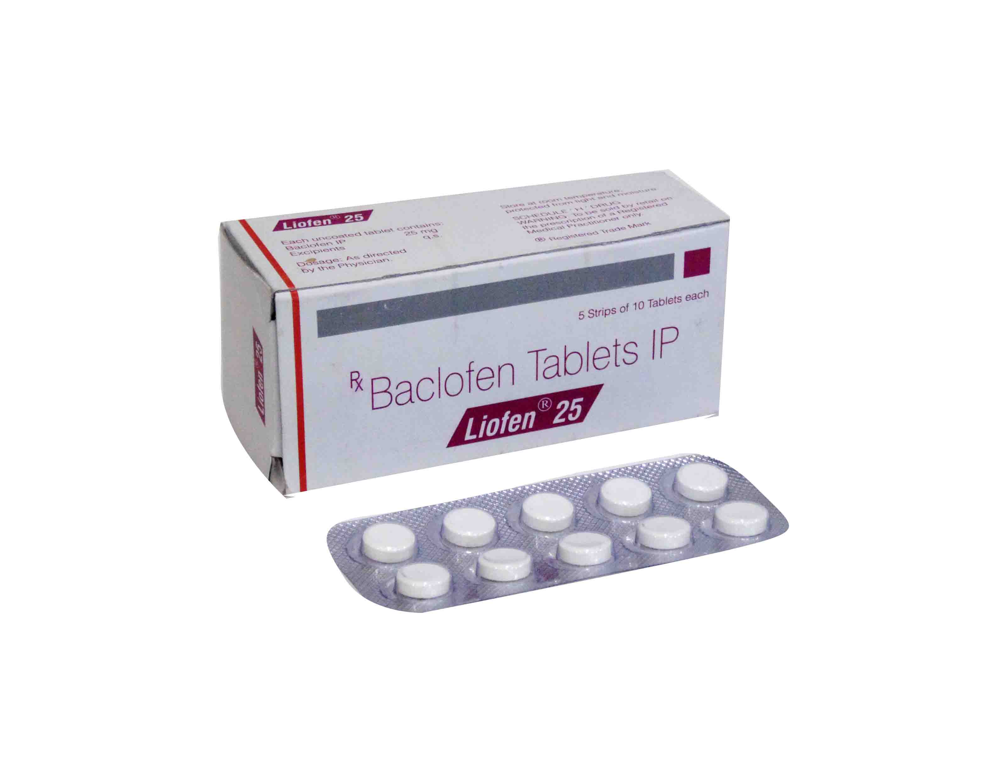Liofen 25mg, Buy Liofen 25mg Online | ReliableRxPharmacy