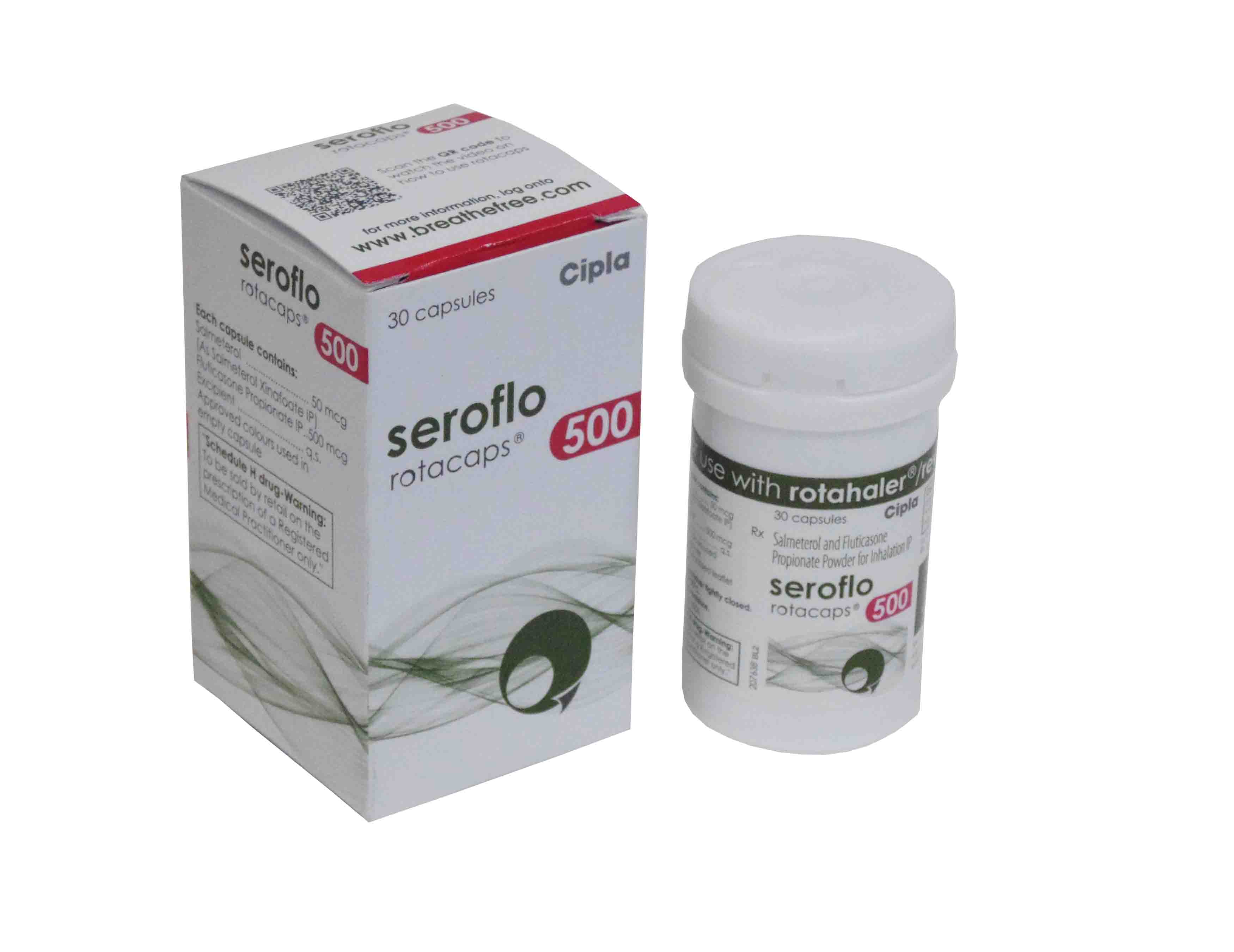 Seroflo (Advair) Rotacaps 50 mcg 500 mcg - Uses and Price